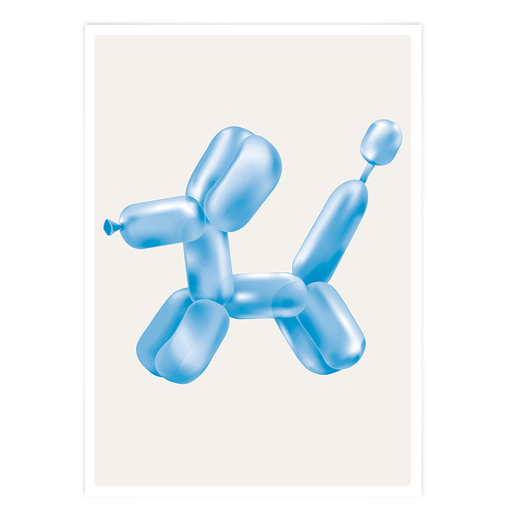 Balloon Dog - Blue – Malou Studio